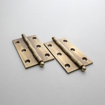 Precision Hinge - Brass - with ball tips – Shaker Fittings